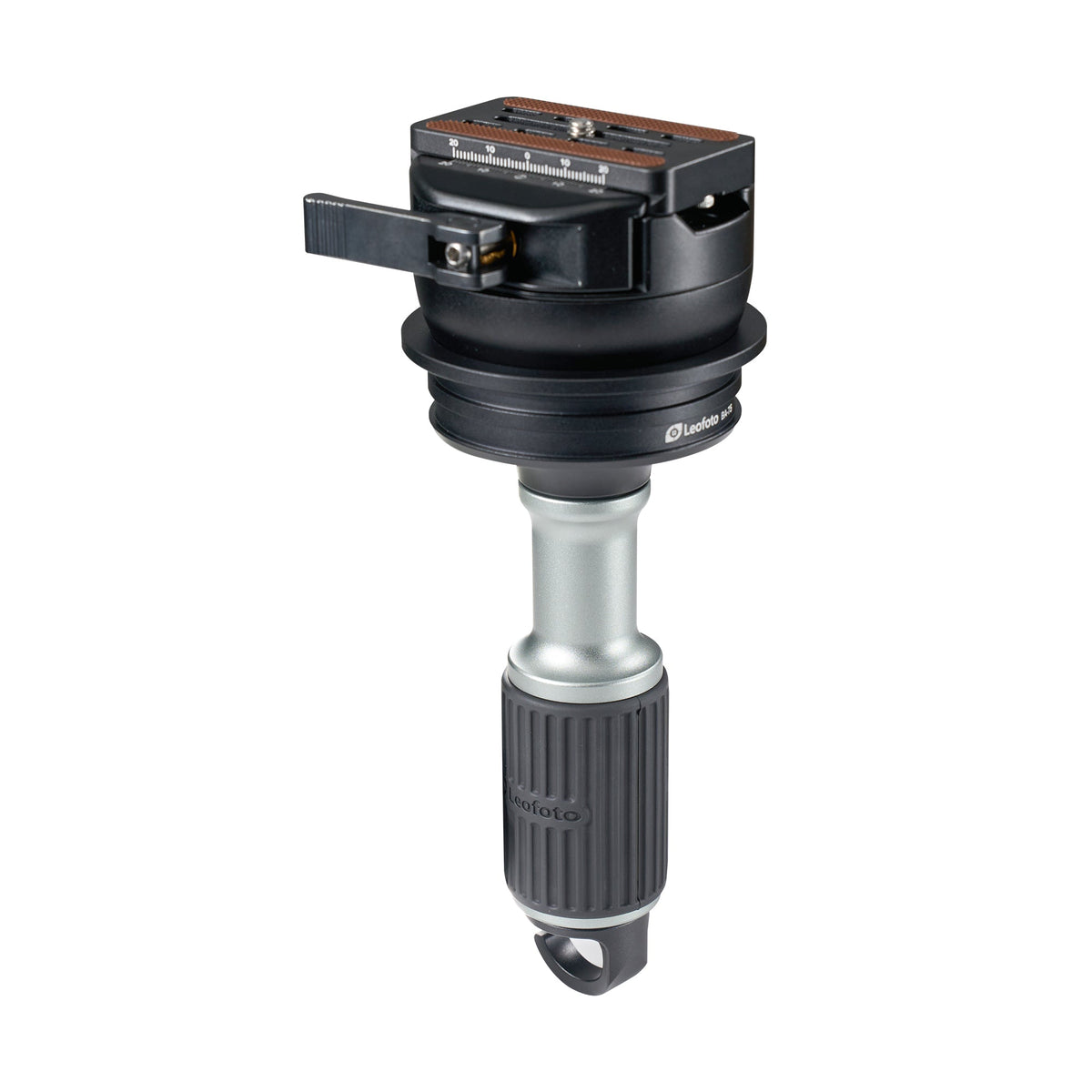 Leofoto YB-75LRC Leveling Head + BA-75 Half-Bowl Adapter for 75mm Bowl ...