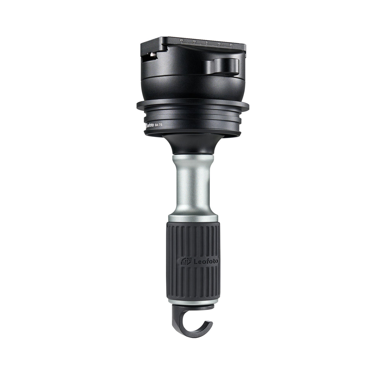 Leofoto YB-75LRC Leveling Head + BA-75 Half-Bowl Adapter for 75mm Bowl ...