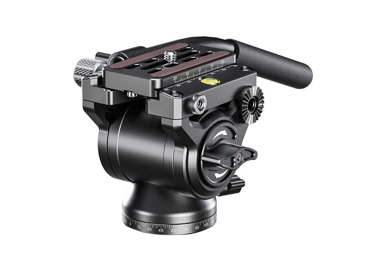 Leofoto BV-5B Mini Fluid Head for Optics | Shorter Handle | Arca Compa ...