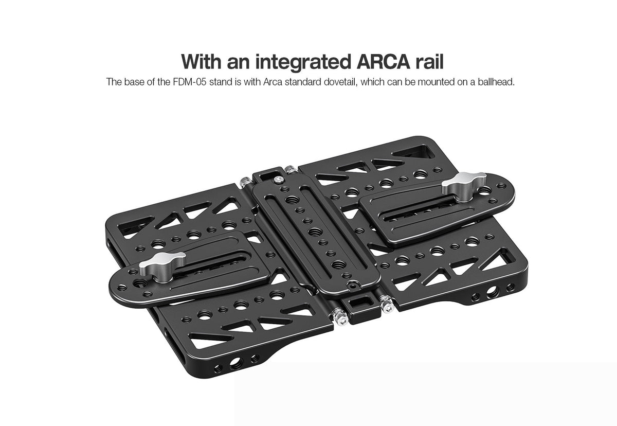 Leofoto FDM-05 Foldable Tac Table | Integrated Arca Rail | 1/4" and 3/ – Leofoto Outdoors